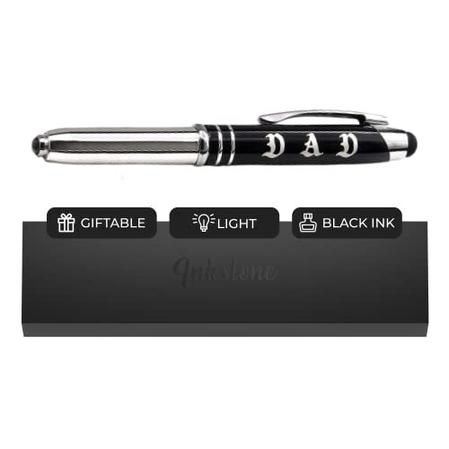 DAD Engraved Multi-Function Luxury Gift Pen with Flashlight, Touch ...