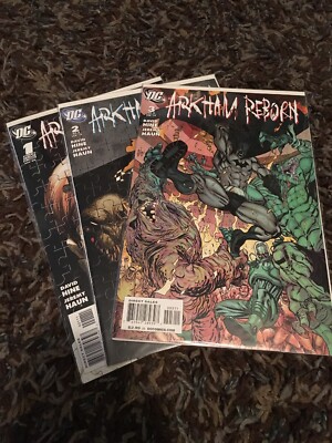 DC Comics Arkham Reborn Miniseries 2009 3 Issues | eBay
