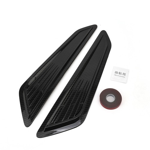 Universal Carbon Fiber Sport Racing Air Flow Vent Bonnet Hood Scoop ...