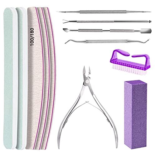 Nail File And Buffer Kit,3 Pcs Double Sided Nail File,Sponge Buffer ...