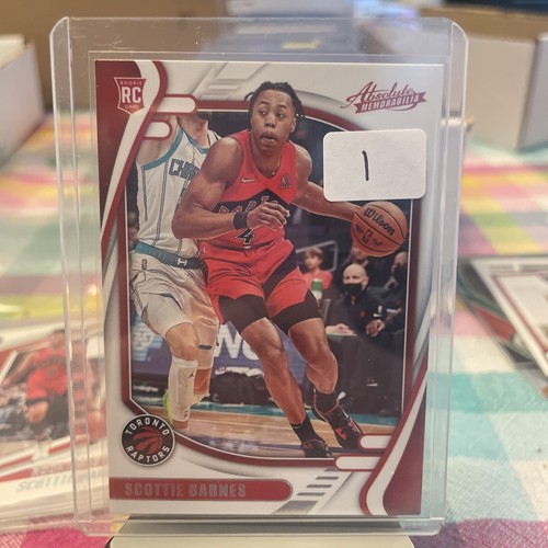 Scottie Barnes RC 2021-22 Panini Chronicles Absolute Memorabilia Rookie ...