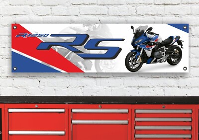 BR494B BMW R1250 RS INSPIRED GARAGE WORKSHOP FLEXIBLE BANNER SIGN | eBay