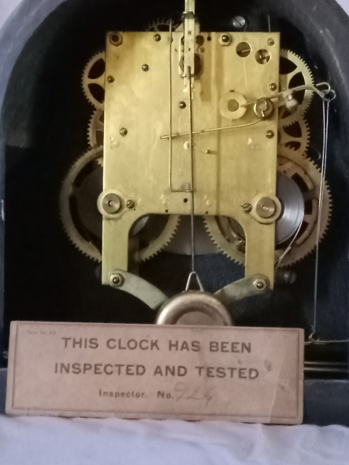 Antique William L. Gilbert Model 1807 Mantle Clock Bim Bam Chime For ...