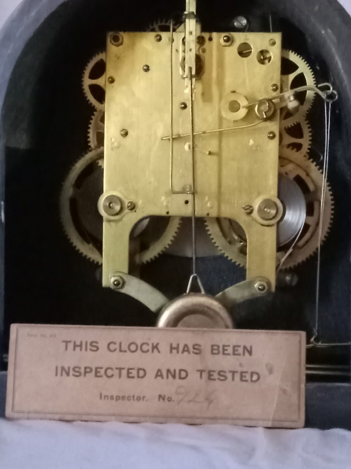 Antique William L. Gilbert Model 1807 Mantle Clock Bim Bam Chime For ...