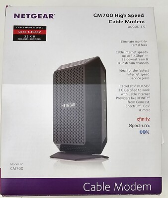 Netgear CM700 High Speed Cable Modem Docsis 3.0 | eBay