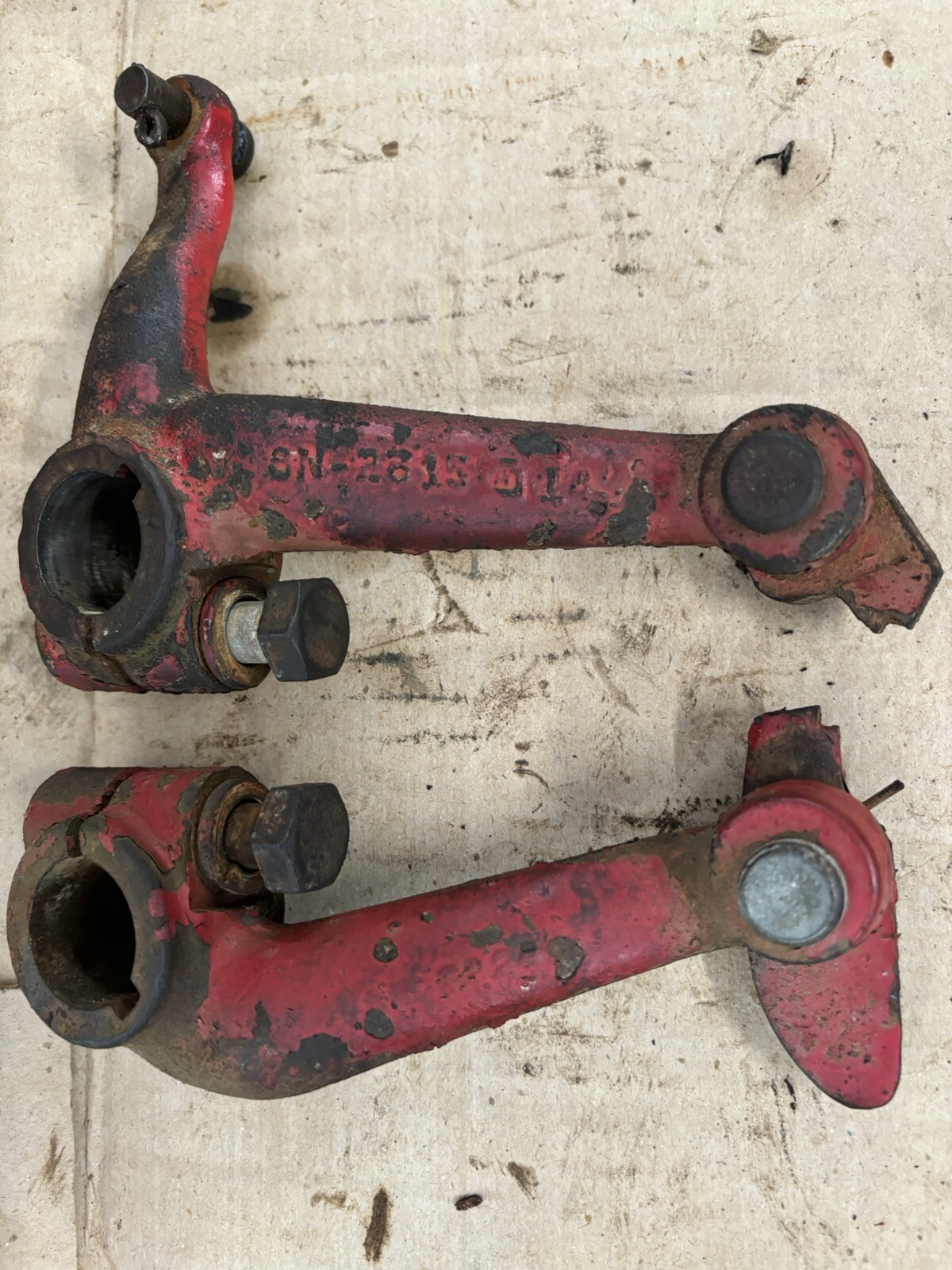 VINTAGE FORD 8N TRACTOR - PARKING BRAKE LOCK ARMS -1951 | eBay
