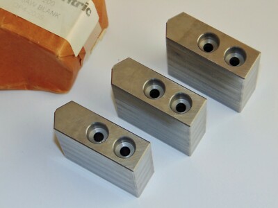 New set MicroCentric steel chuck jaws 80-504-200 QP4-200S "top jaw ...