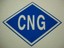 CNG Sticker / Decal for Compressed Natural Gas Vehicles not reflective ...