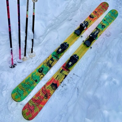 Rare 2008 LINE Skis 151cm . These freestyle/park skis are fully ...