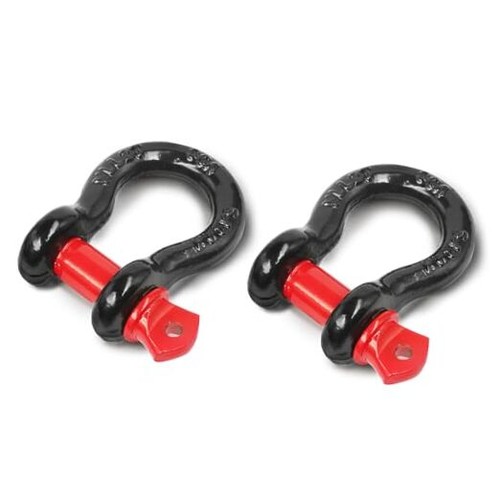 Pcs Shackles 1/" D Ring Shackle 1Ton (6,455 lbs) Maximum 1/2 Inch 2 ...