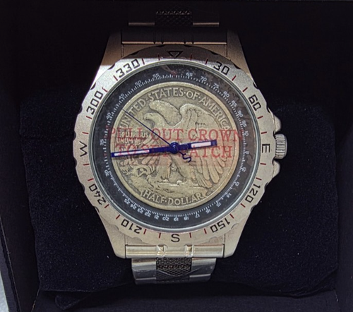 Stauer Liberty Coin Watch – Walking Liberty Half Dollar (90% Silver ...