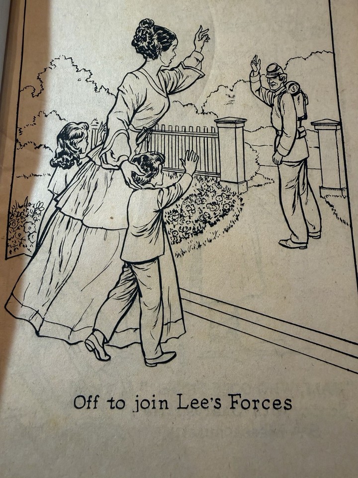 Vintage 1961 The Blue And The grey Coloring Book Promotional Publishing ...