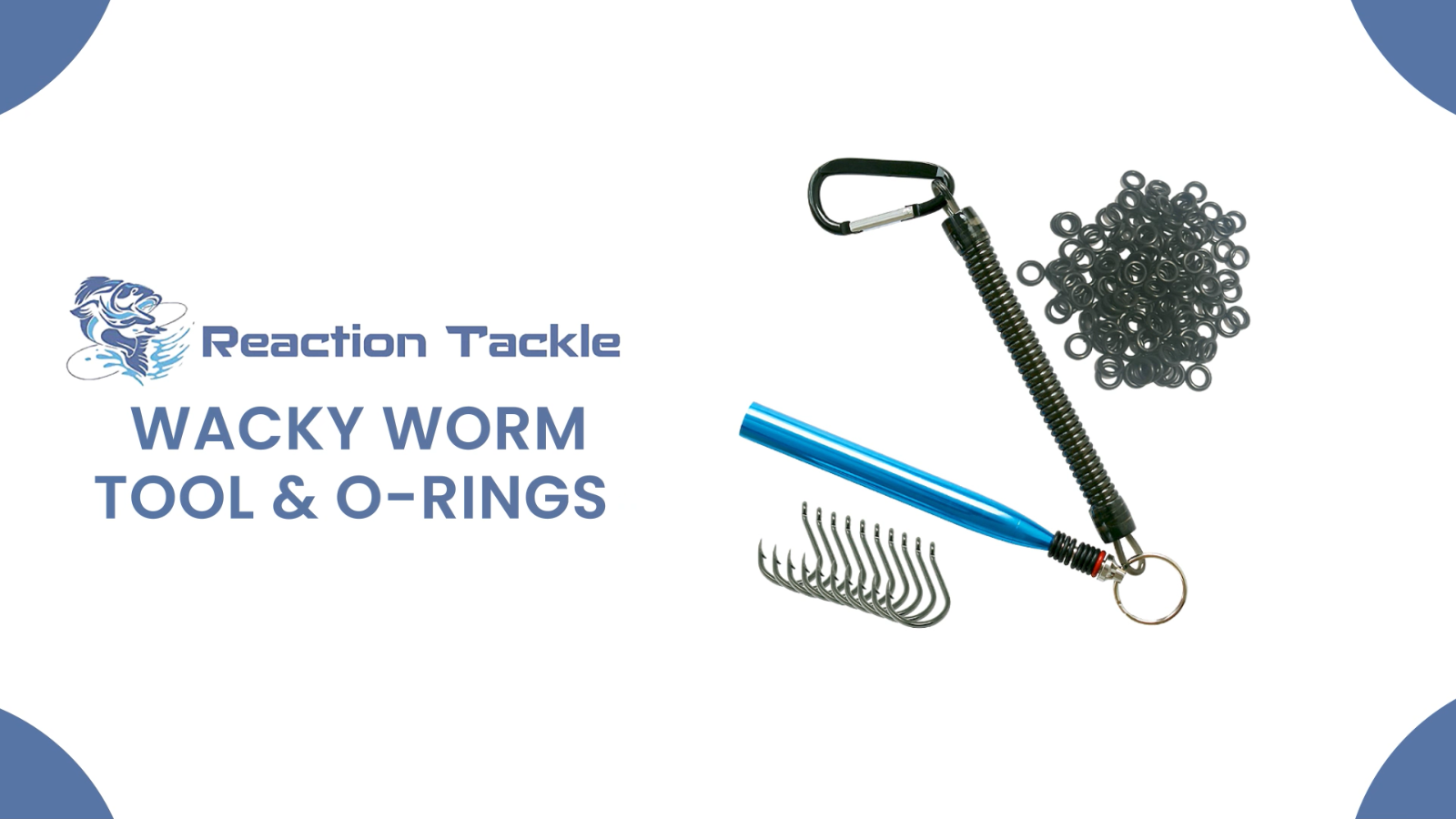 Reaction Tackle Wacky O-Rings (VARIOUS COLORS) fits most plastic worms ...