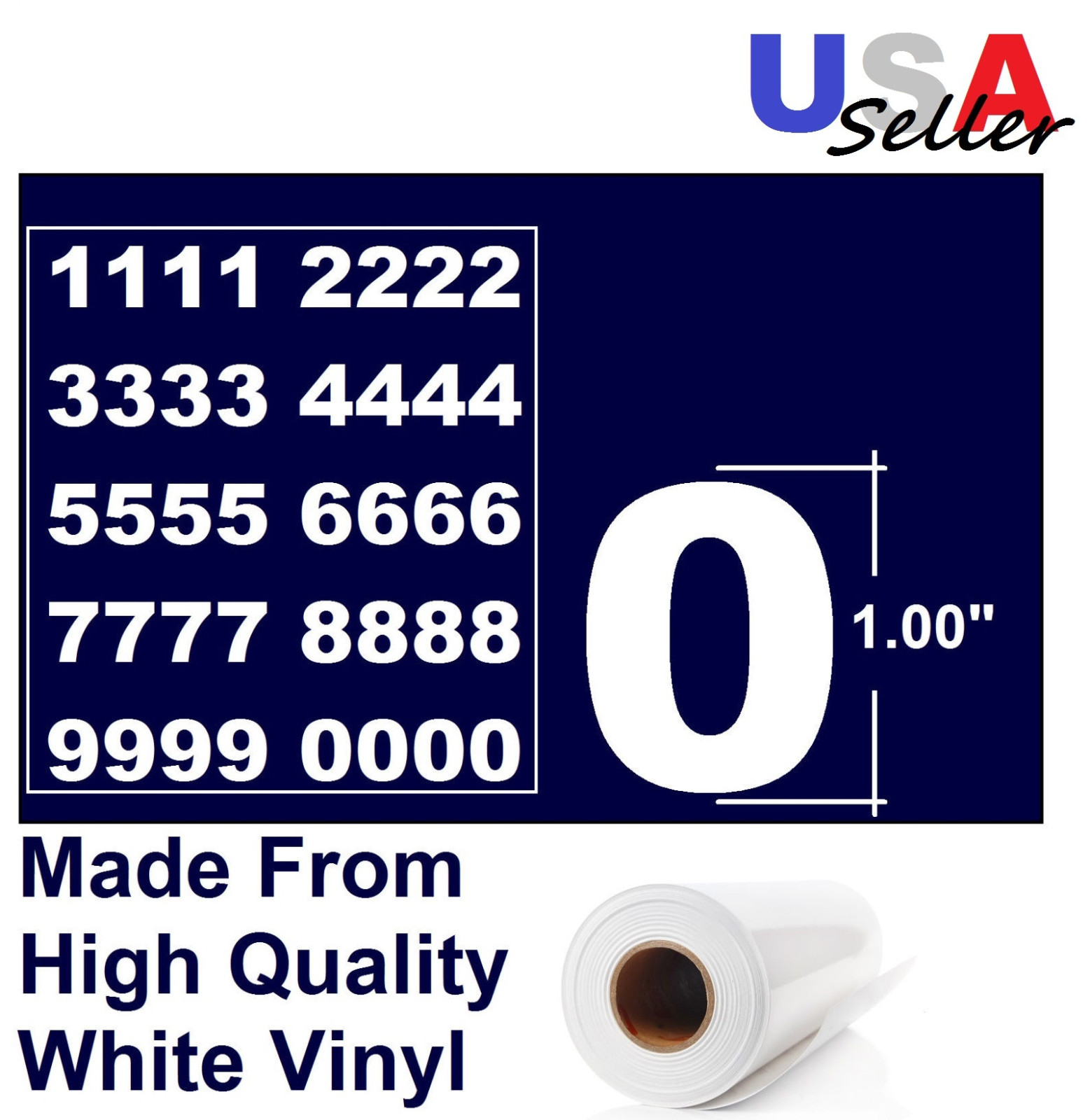 Set Of 4 Vinyl MailBox, toolbox, lockers - 1" Decals Stickers - 40 ...