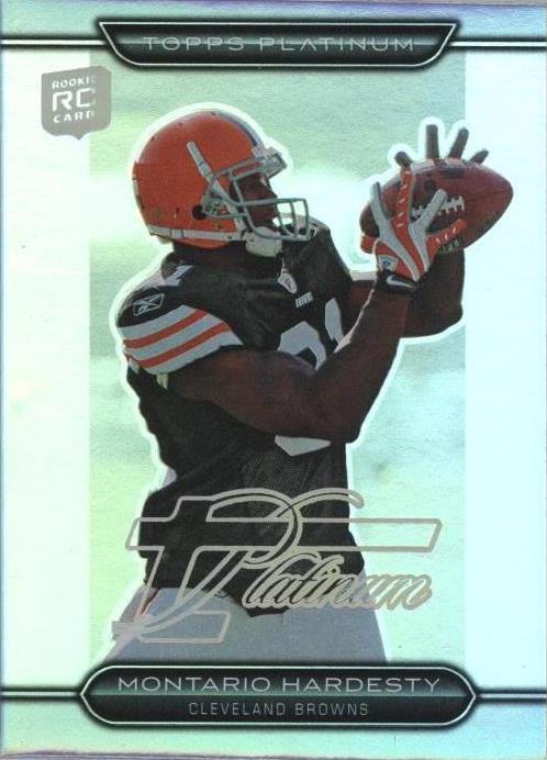 2010 Topps Platinum - Montario Hardesty #16 Rookie Variations (RC) for ...