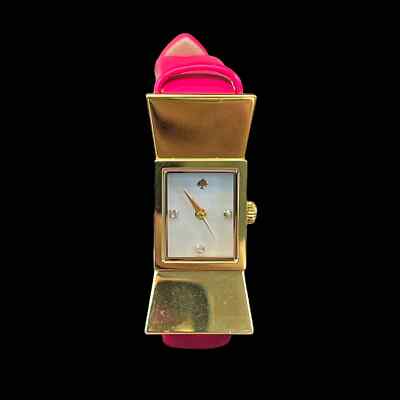 Kate Spade New York Pink Carlyle Leather Strap Watch NWT 098686395572 ...