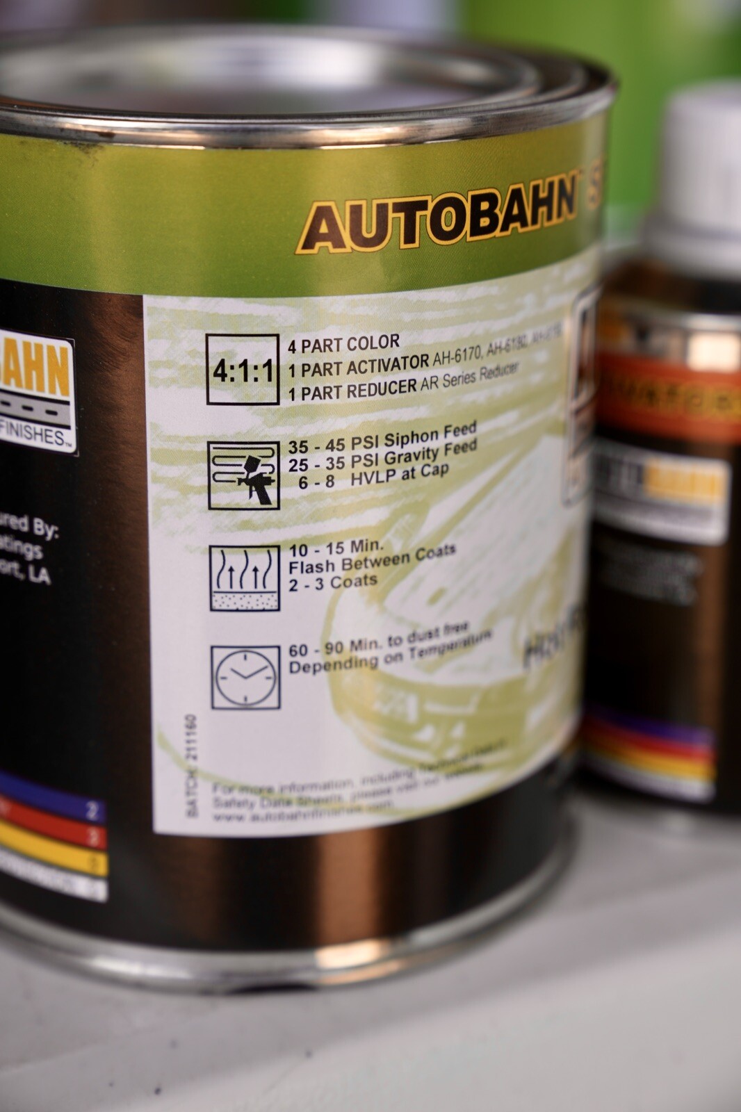 AutoBahn CPS Hot Rod Black Urethane Paint Quart 4:1:1 Hardener! | eBay