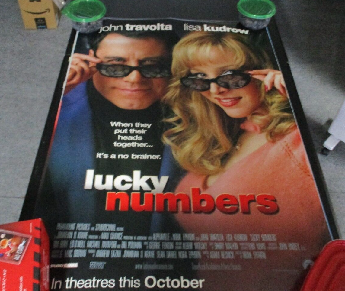 Lucky Numbers Movie Theater Poster 27x40 Double Sided | eBay