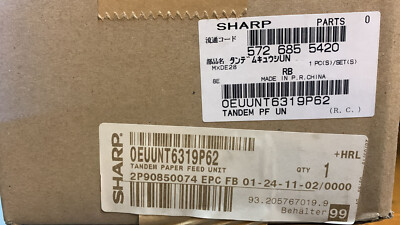 original SHARP TANDEM PAP FEED UNIT 0EUUNT6319P62 für MXDE28 | eBay.de