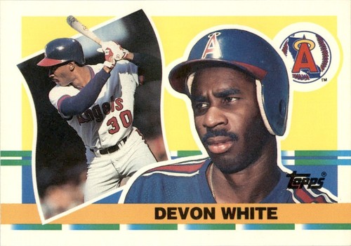 1990 Topps Big Devon White California Angels #299 | eBay
