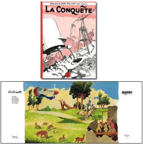 SEVERIN TL HARRY T.2 LA CONQUÊTE+JAQUETTE INÉDITE EN COULEURS-50 ex. n ...