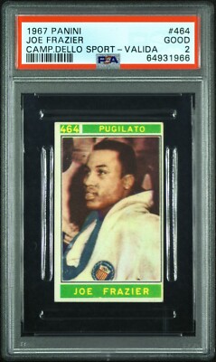 1967 Panini Joe Frazier Rookie Card Valida PSA 2 - Redemption - Was SGC ...