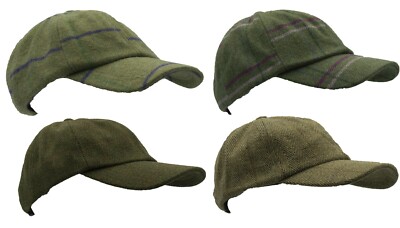 Walker & Hawkes Tweed Baseball Cap Shooting Outdoor Teflon Wool Hat One ...