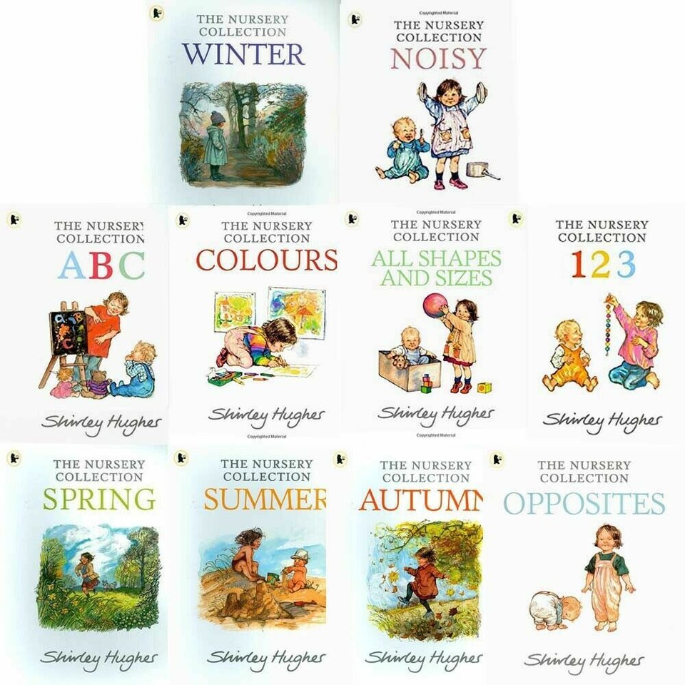 The Nursery Collection 10 Book Set Collection By Shirley Hughes Colour ...