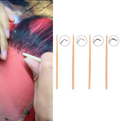 4x Lace Wig Ventilating Needle Kit Hair Extension Tools for Making Lace ...