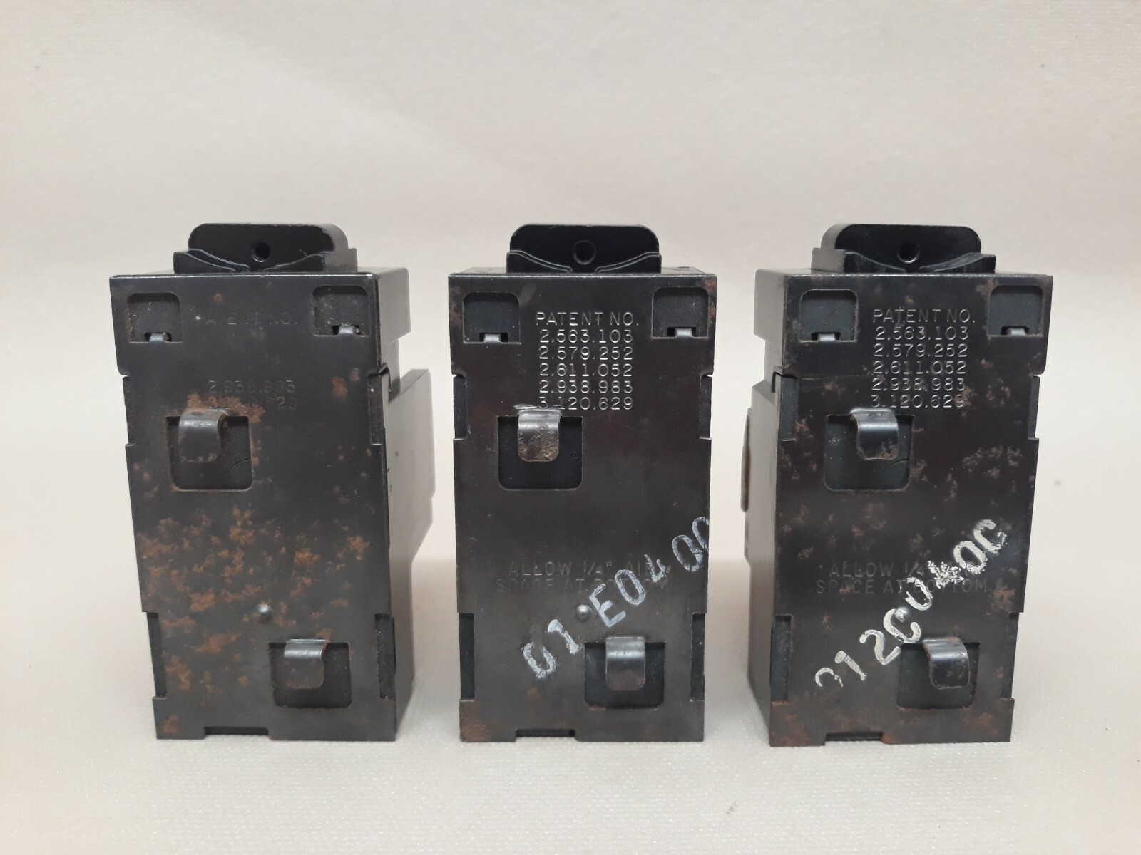 Lot of 3 - Pushmatic 15 Amp Single Pole Breakers P115 Save! | eBay