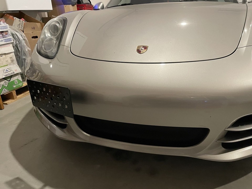 Front Tow Hook License Plate Bracket Mount For Porsche Boxster 981 2013 ...