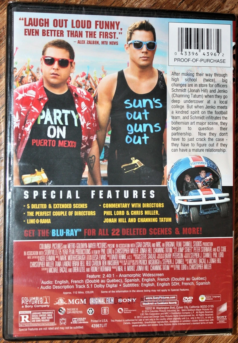 22 Jump Street Dvd Front Cover