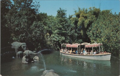 Disneyland Elephant Bathing Pool JUNGLE CRUISE ANAHEIM USA Postcard UNP ...