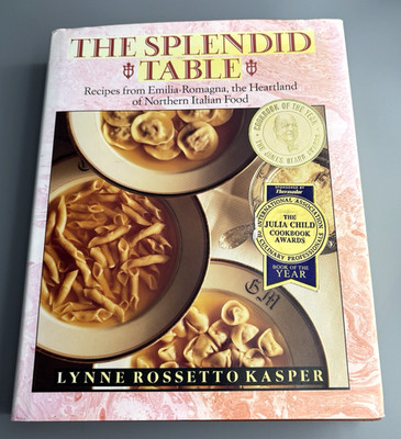 Splendid Table - Lynne R. Kasper Italian Cookbook Hardcover - Buy 2 Get ...