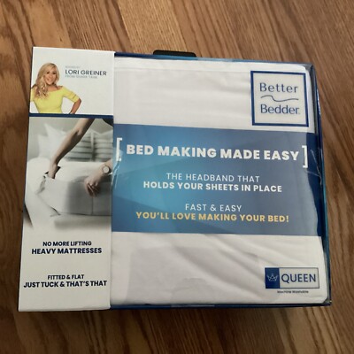 NWT Better Bedder ~ Bed Making Made easy ~ Queen Size | eBay