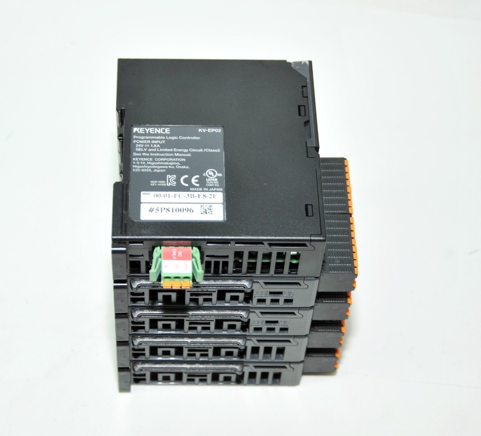 KEYENCE KV-EP02 + 2X KV-NC16EXE + 2X KV-NC16ETE, EtherNet/IP ...