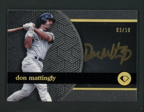 2024 Topps Diamond Icons Don Mattingly Yankees Gold Ink AUTO 3/10 | eBay