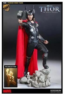Marvel Thor Premium Format Statue Exclusive Sideshow | eBay