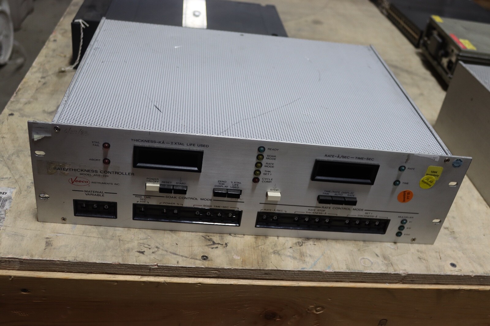 Veeco RATE THICKNESS CONTROLLER ADS-220 | eBay