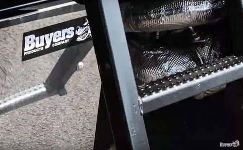 RS2 Buyers 2-Rung Black Retractable Truck Steps With Non-Slip Tread | eBay