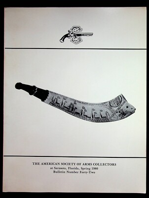 American Society Arms Collectors ASAC Bulletin #42 1980 Powder Horns ...