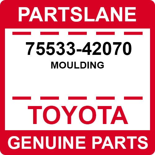 75533-42070 Toyota Moulding 7553342070 Genuine OEM Part for sale online ...