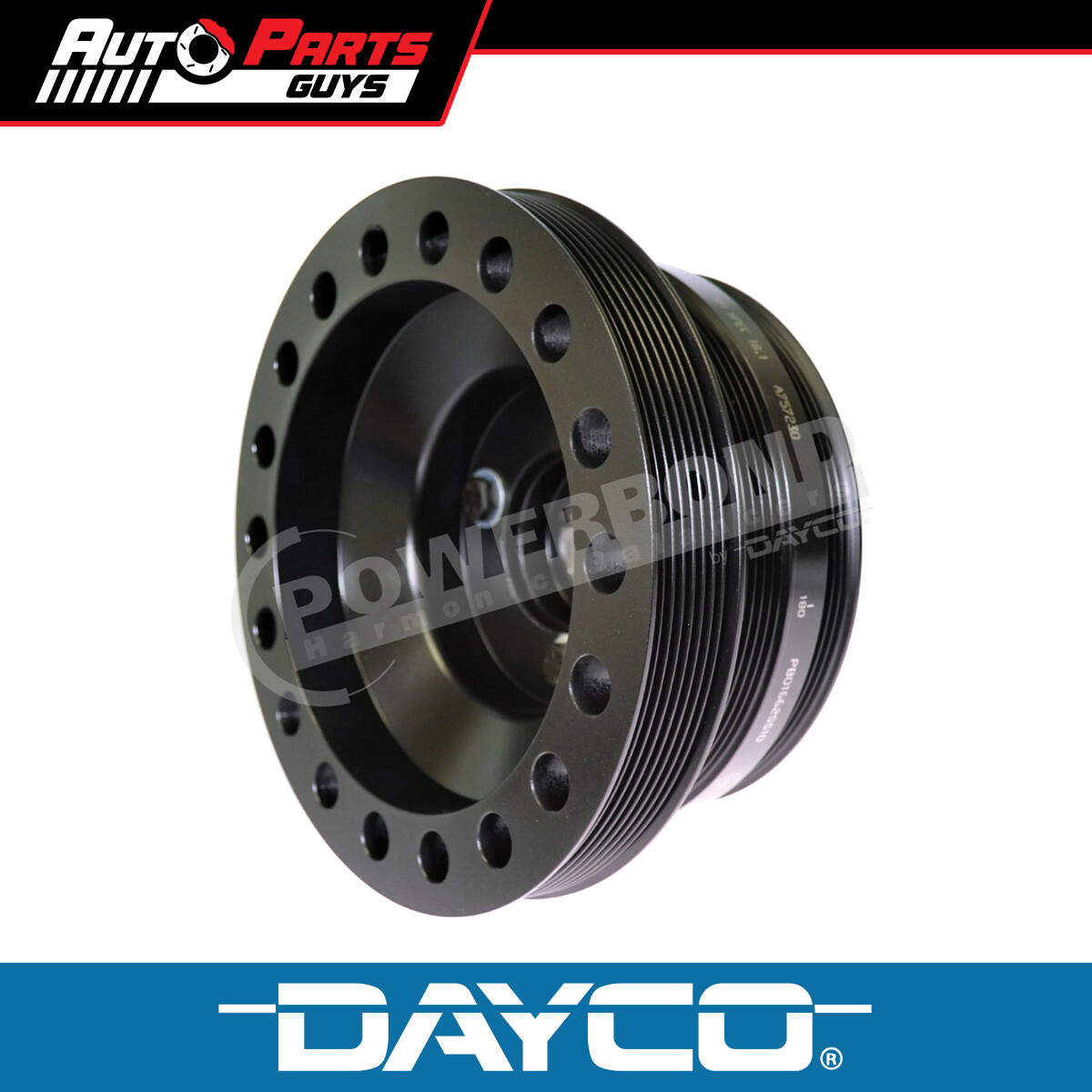 Powerbond Race Harmonic Balancer fits Chev 6.2L LSA 10% O/Drive ...