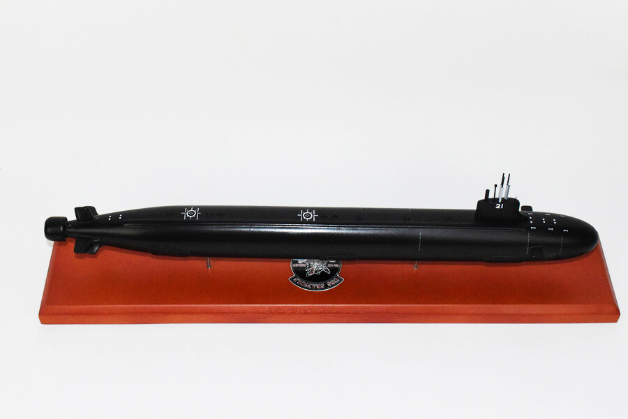 USS Seawolf (SSN-21) Submarine,Navy,Scale Model,Mahogany,20 inch ...