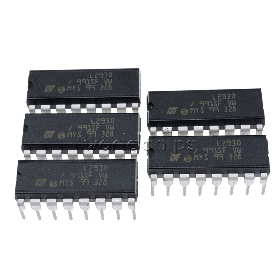 20PCS L293D L293 L293B DIP/SOP Push-Pull Four-Channel Motor Driver IC ...