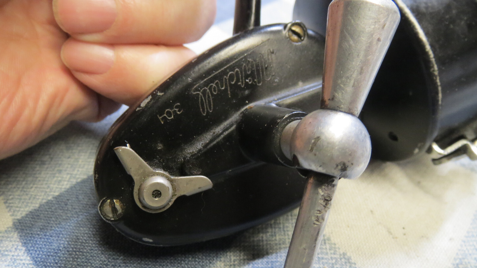 Vintage Garcia Mitchell 301 Spinning Reel Left handed with Spare Spool ...