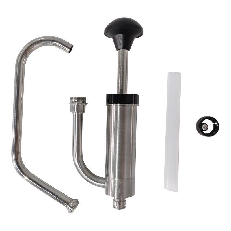 4L Sauce Dispenser Pump for Ketchup Mustard Condiments Stainless Steel ...