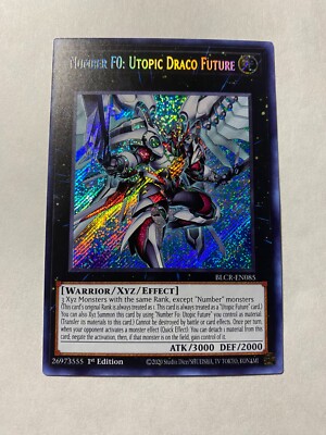 Number F0: Utopic Draco Future - YuGiOh! Card - BLCR-EN085 - 1st Ed NM ...