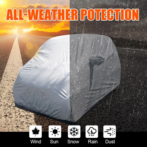 Full Car Cover Waterproof UV Dust Rain Snow Resistant Car Protection M ...