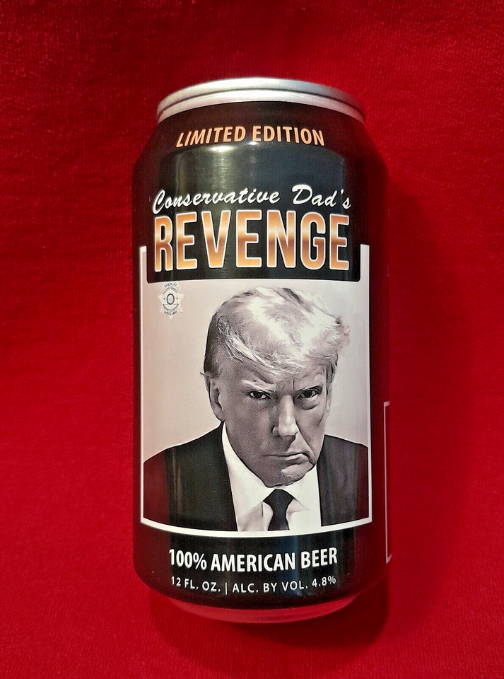 Conservative Dad's REVENGE Ultra Right Beer Can Donald Trump Mugshot ...